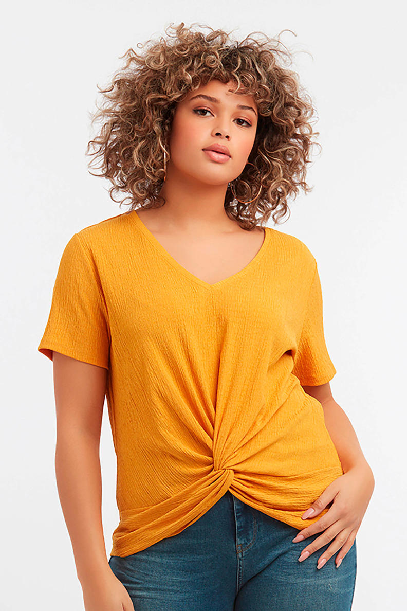 MS Mode top geel | wehkamp