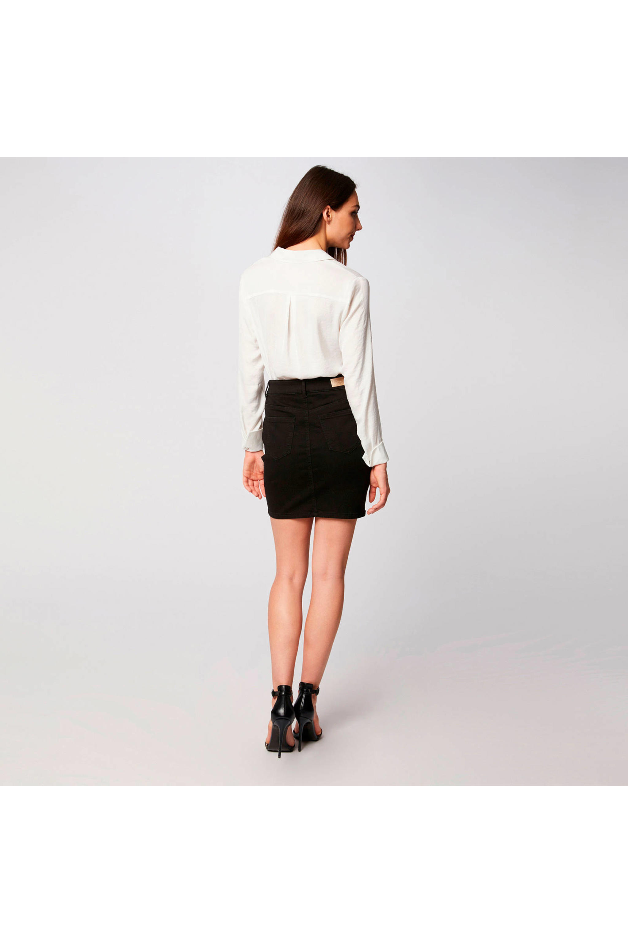 Morgan mini rok zwart | wehkamp