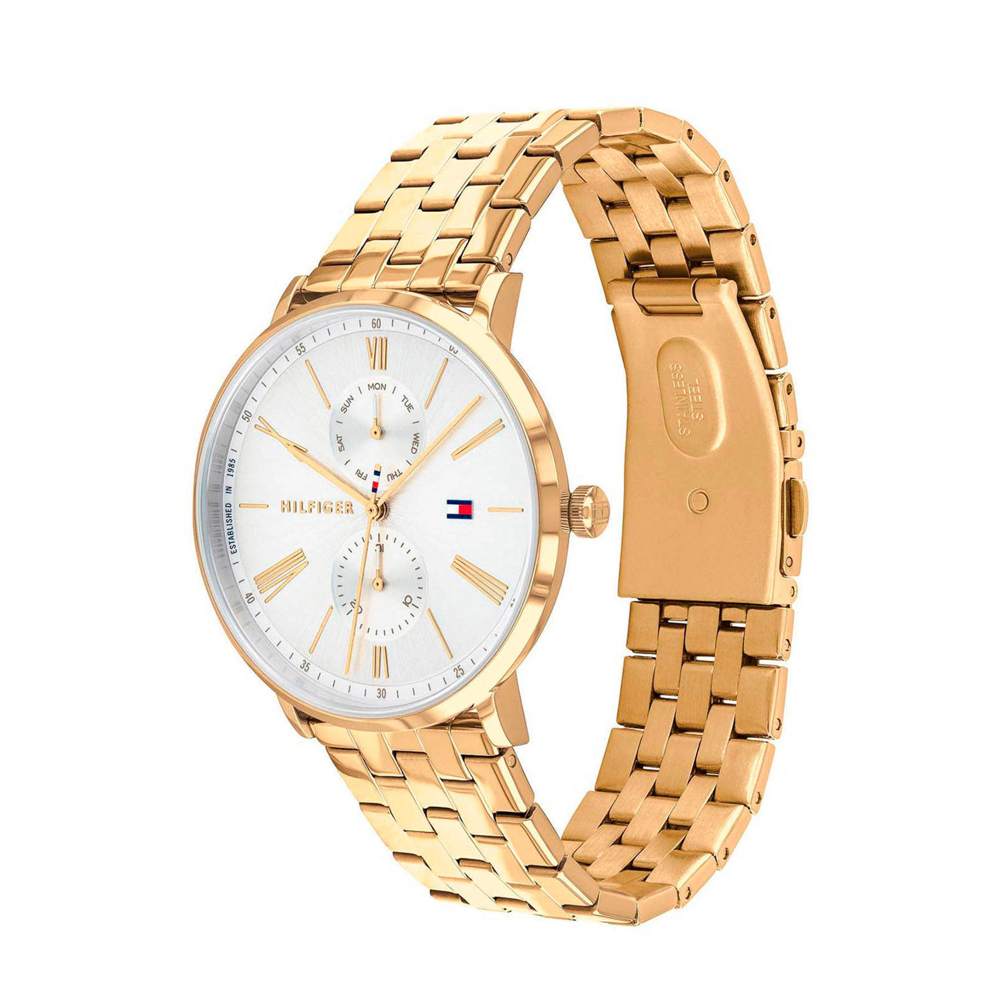 Tommy Hilfiger horloge TH1782069 goud | wehkamp