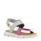 Toms Ray Tiny Fantasy sandalen roze/grijs | wehkamp