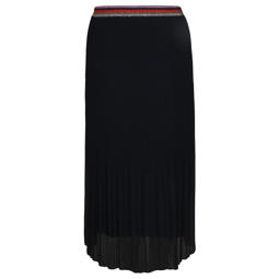 Paprika plissé rok donkerblauw | wehkamp