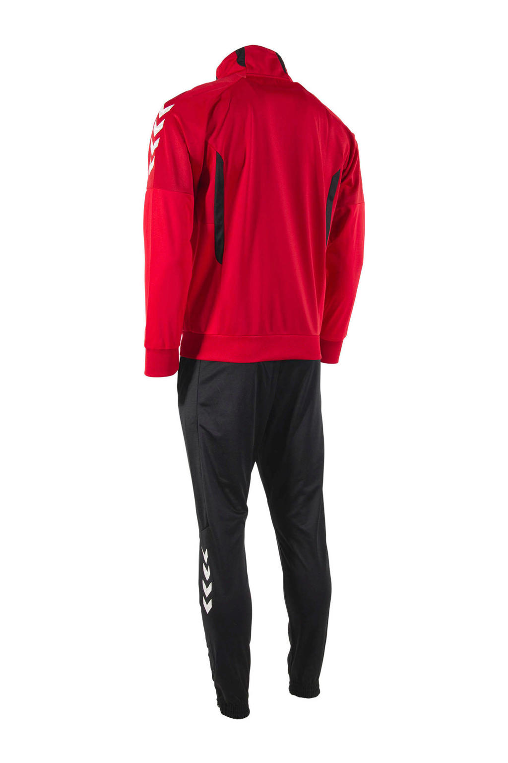 hummel Senior trainingspak rood/zwart | wehkamp