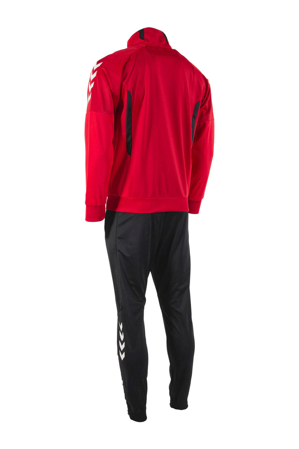 hummel Senior trainingspak rood/zwart | wehkamp