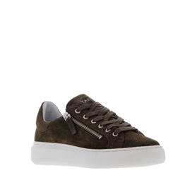 Tango Shoes Ingeborg 13-B suède sneakers kaki | wehkamp