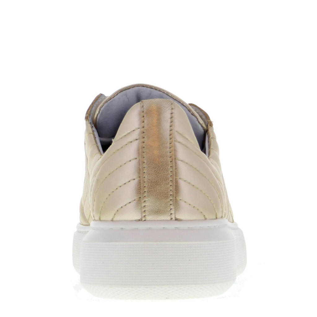 Tango Shoes Ingeborg 6-C leren sneakers goud | wehkamp