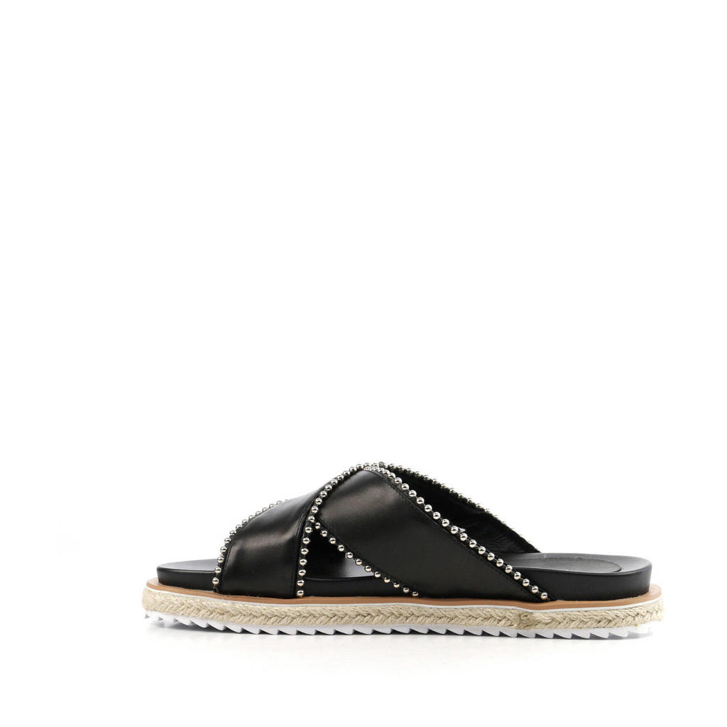 leren slippers zwart kopen? | Morgen in huis | wehkamp