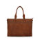 Manfield leren handtas cognac | wehkamp