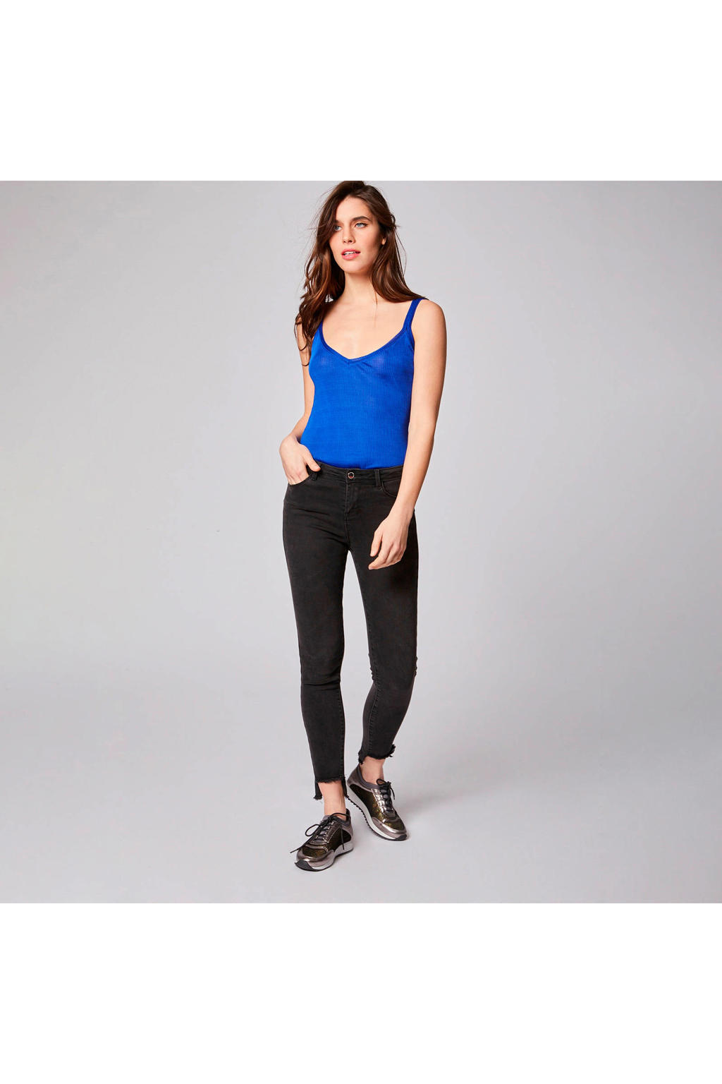 Morgan top blauw | wehkamp