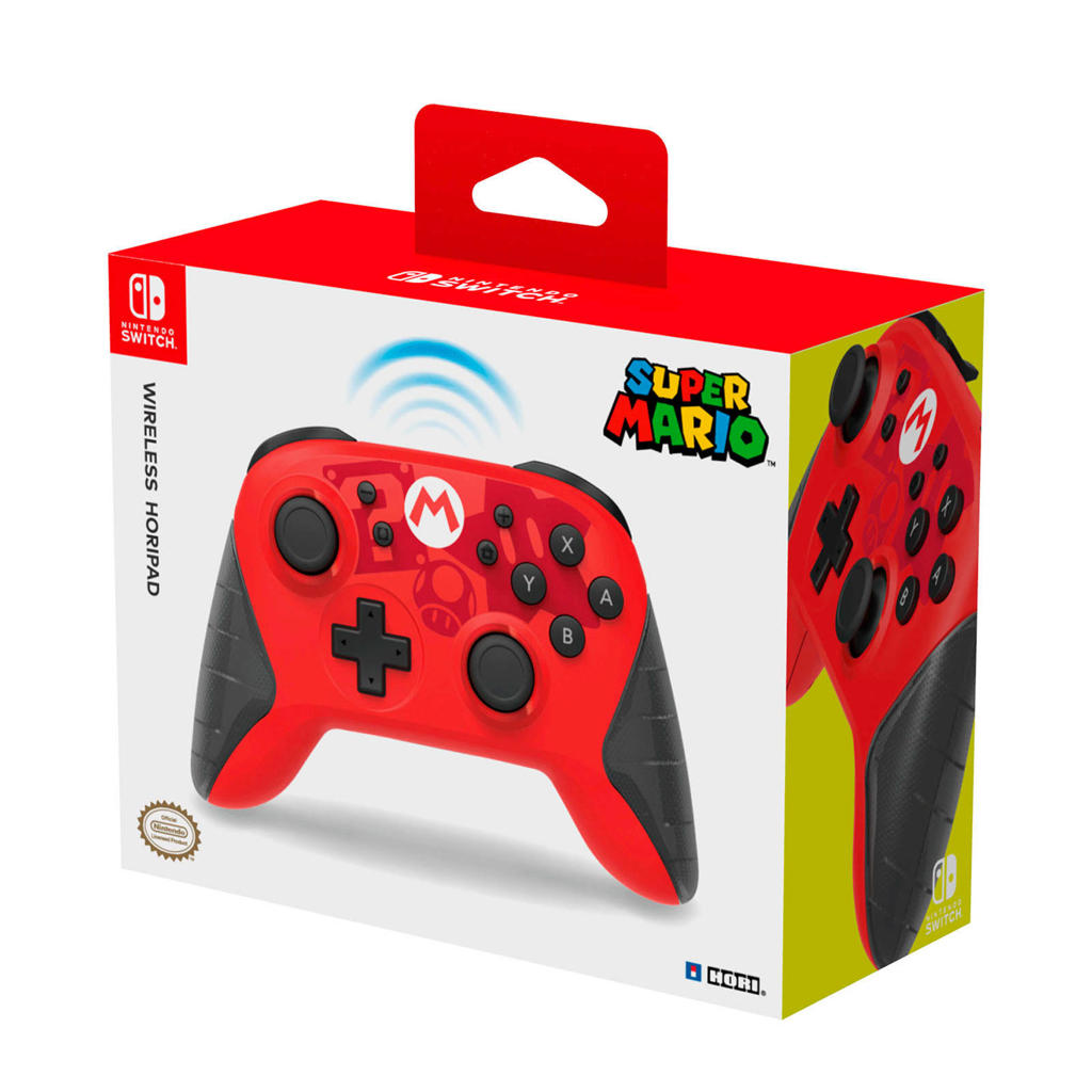 Hori Nintendo Switch Wireless Pro controller Mario | wehkamp Hori Nintendo Switch Wireless Pro controller Mario | wehkamp