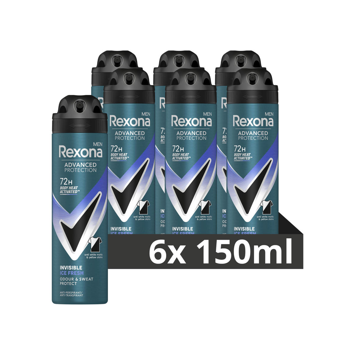 Rexona Men Advanced Protection Invisible Ice Fresh anti-transpirant ...