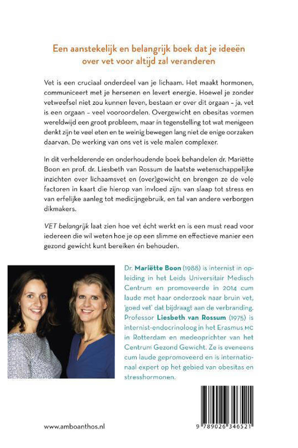Mariëtte Boon en Liesbeth van Rossum Vet belangrijk | wehkamp