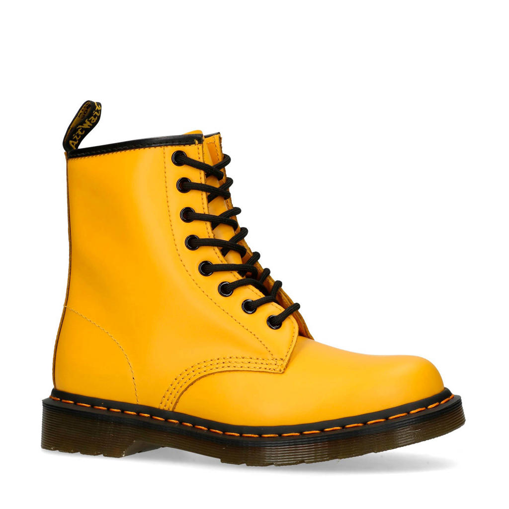 Dr. Martens 1460 Colour Pop leren veterboots geel | wehkamp