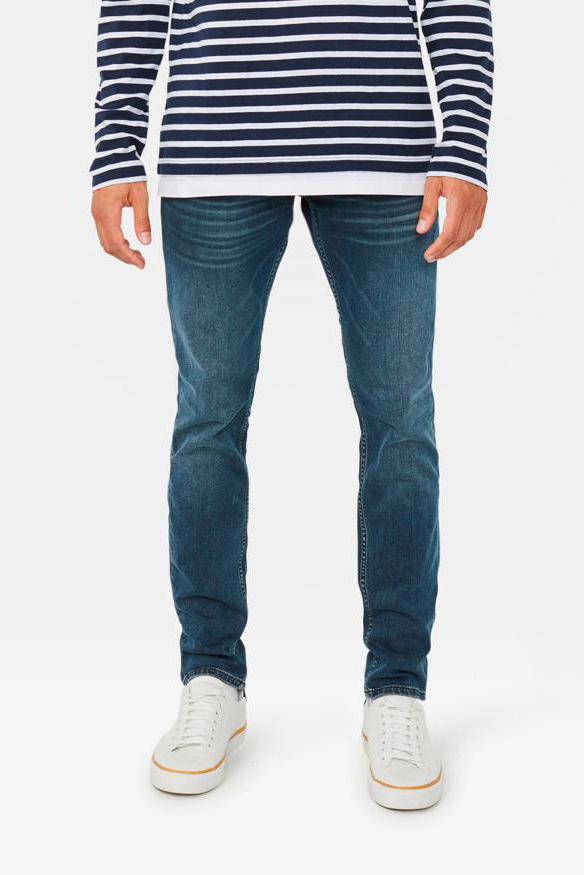 WE Fashion Blue Ridge tapered fit jeans Sloane green cast denim | wehkamp