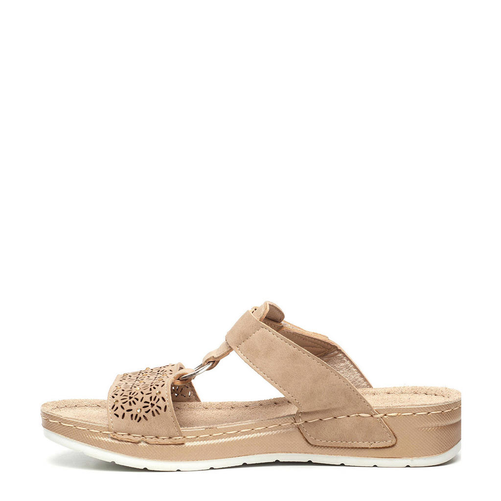Inblu slippers beige | wehkamp
