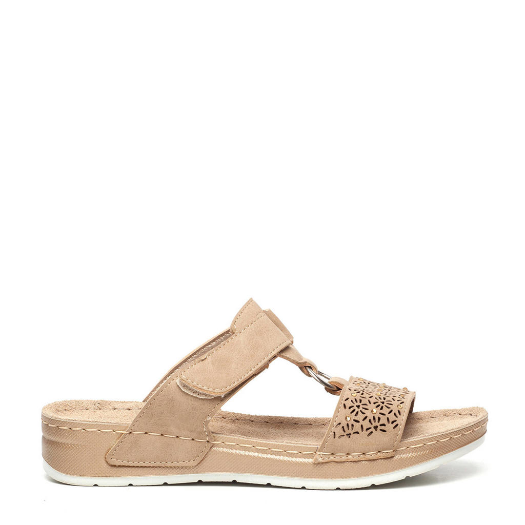 Inblu slippers beige | wehkamp