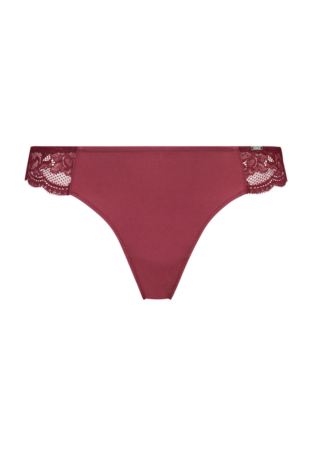 Hunkemöller string Angie donkerrood | wehkamp