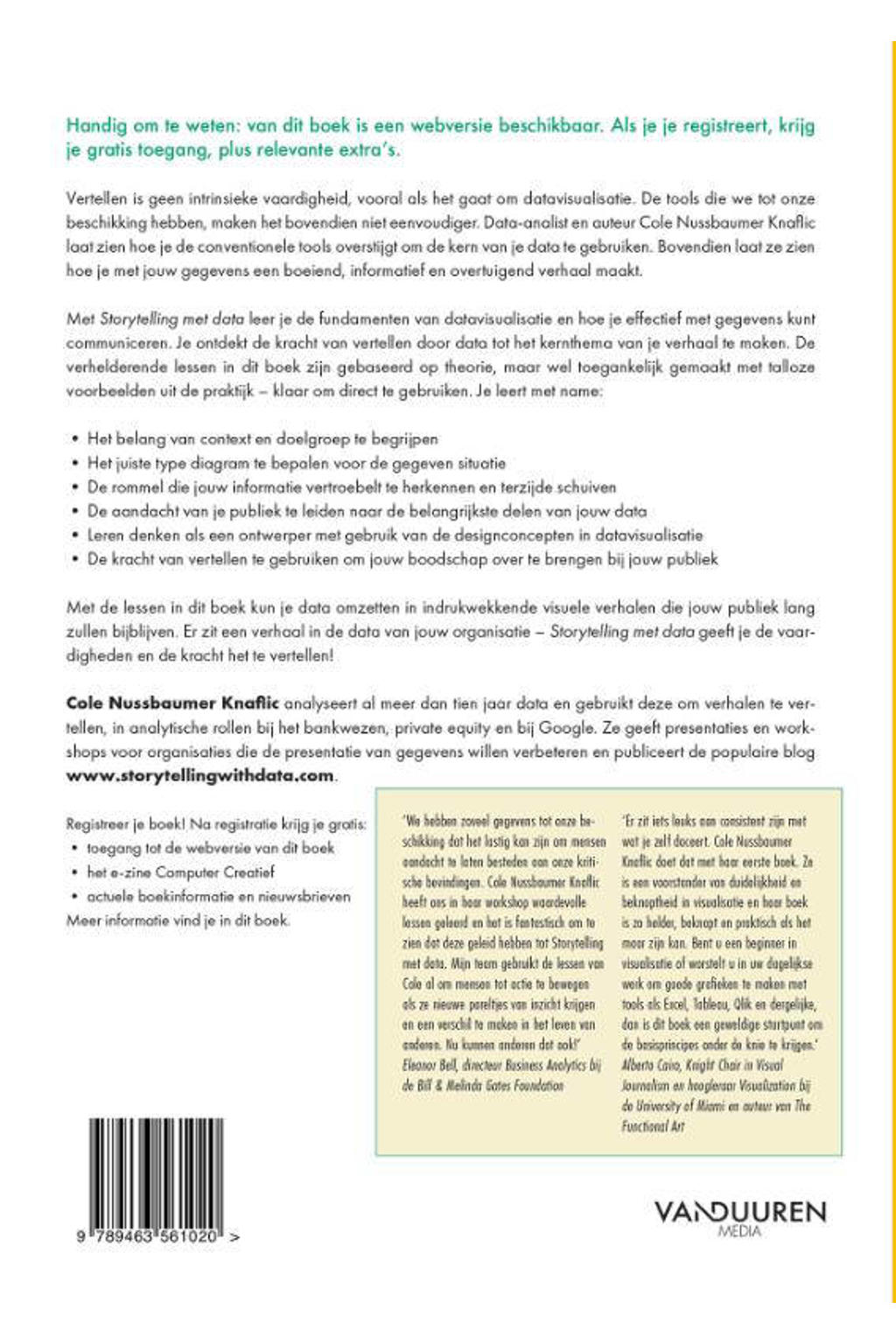 Cole Nussbaumer Knaflic Storytelling met data | wehkamp