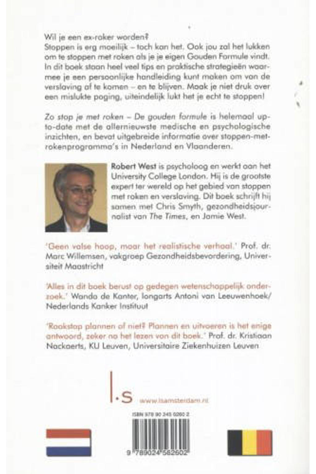 Robert West Zo stop je met roken - De gouden formule | wehkamp