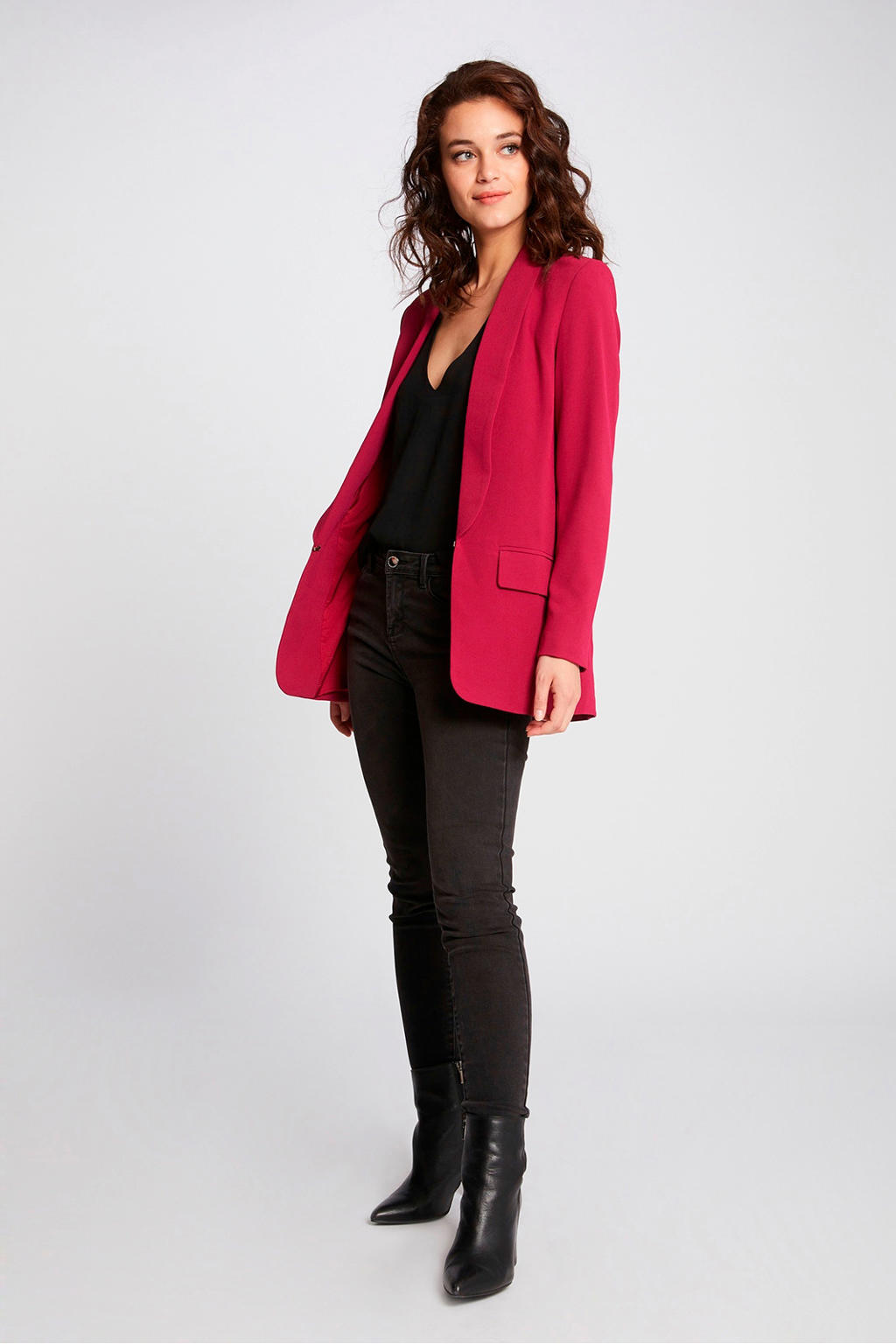 Morgan blazer fuchsia | wehkamp