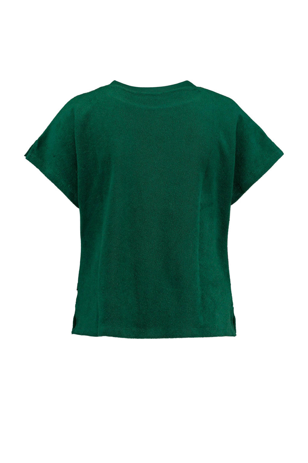 America Today badstof T-shirt Elma groen | wehkamp