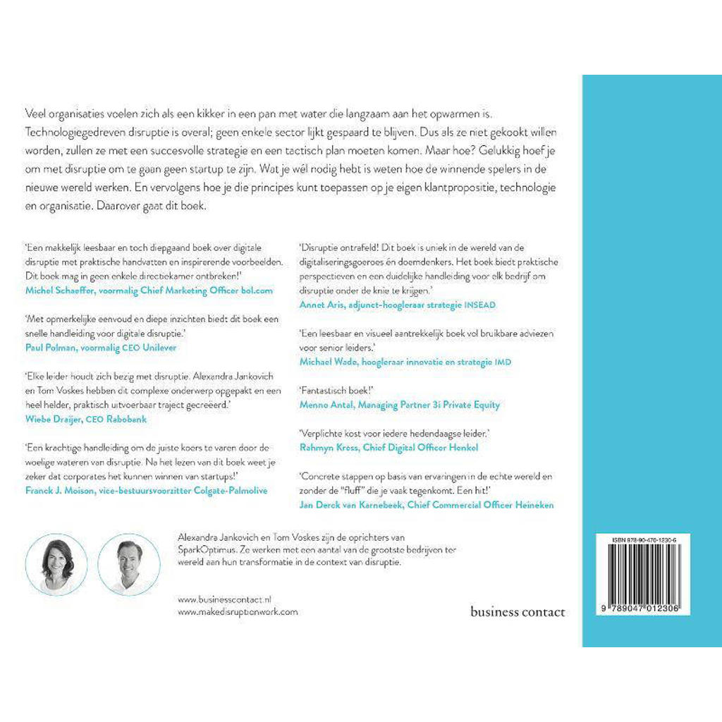 Alexandra Jankovich en Tom Voskes Make Disruption Work | wehkamp
