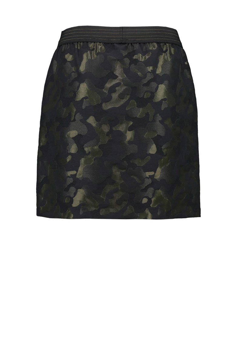 Expresso rok Luna met contrastbies olijfgroen | wehkamp