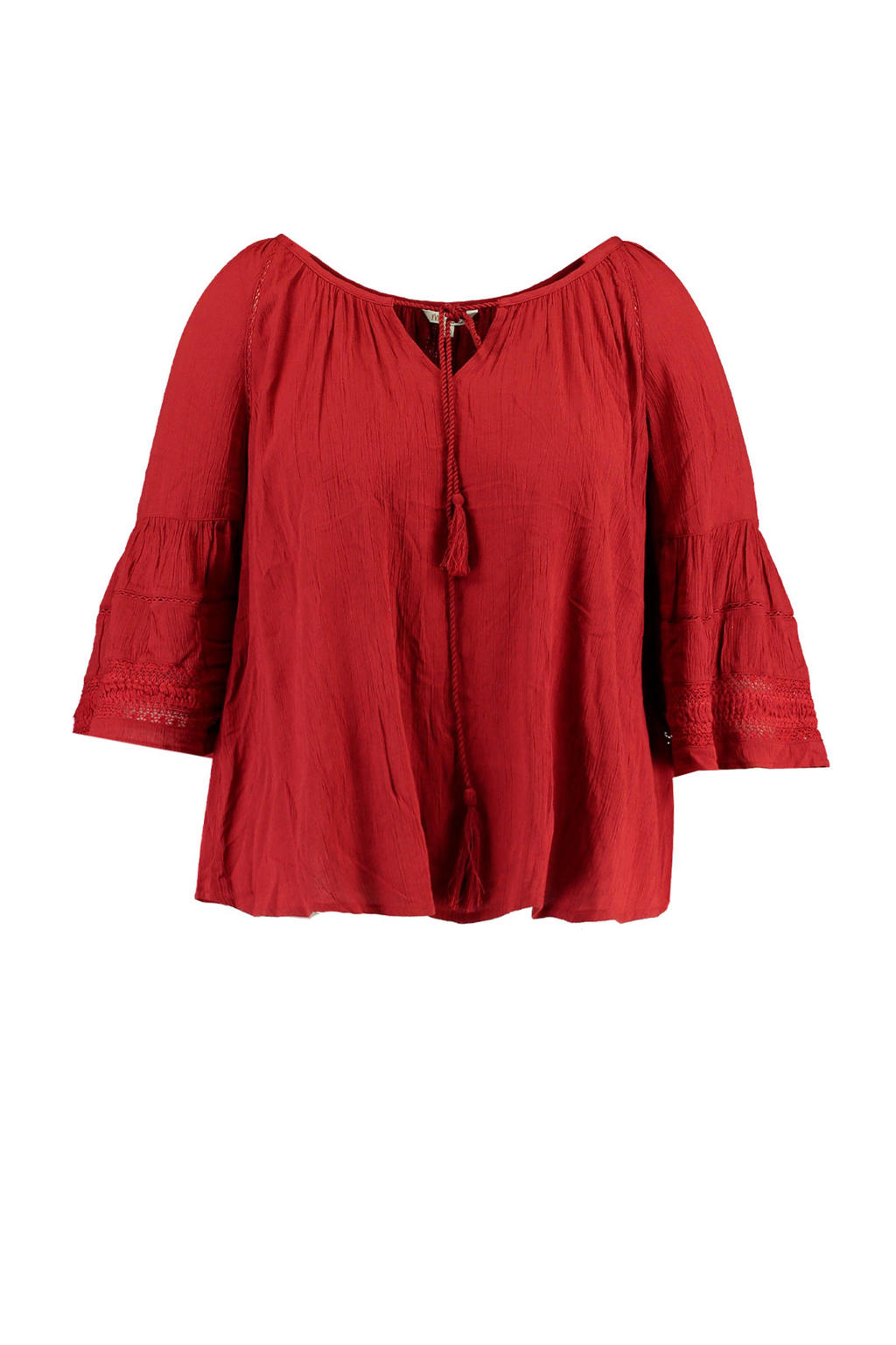 MS Mode top steen rood | wehkamp