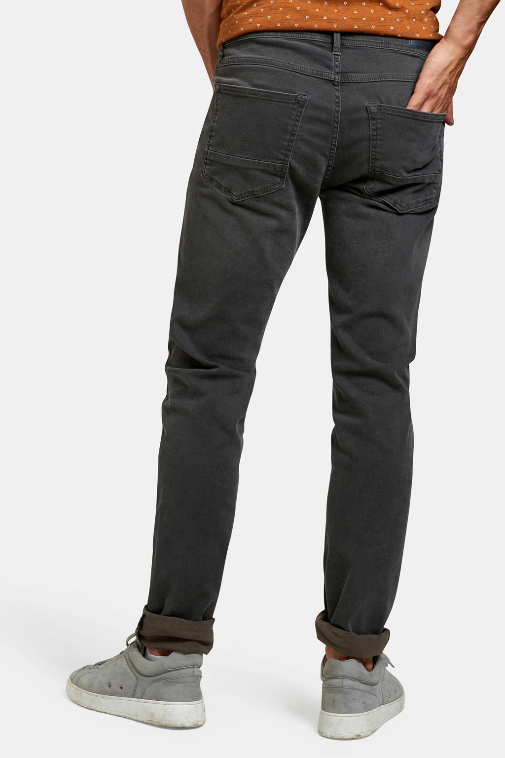 Shoeby slim fit jeans Faber brown | wehkamp