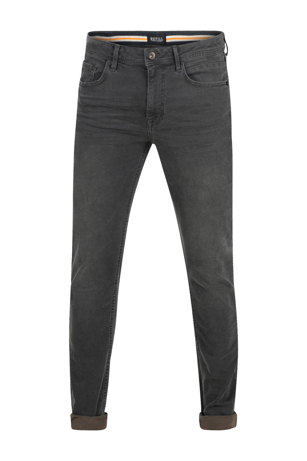 Shoeby slim fit jeans Faber brown | wehkamp