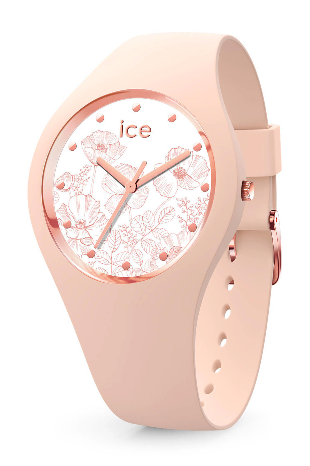 Ice-Watch Flower horloge IW016670 roze | wehkamp