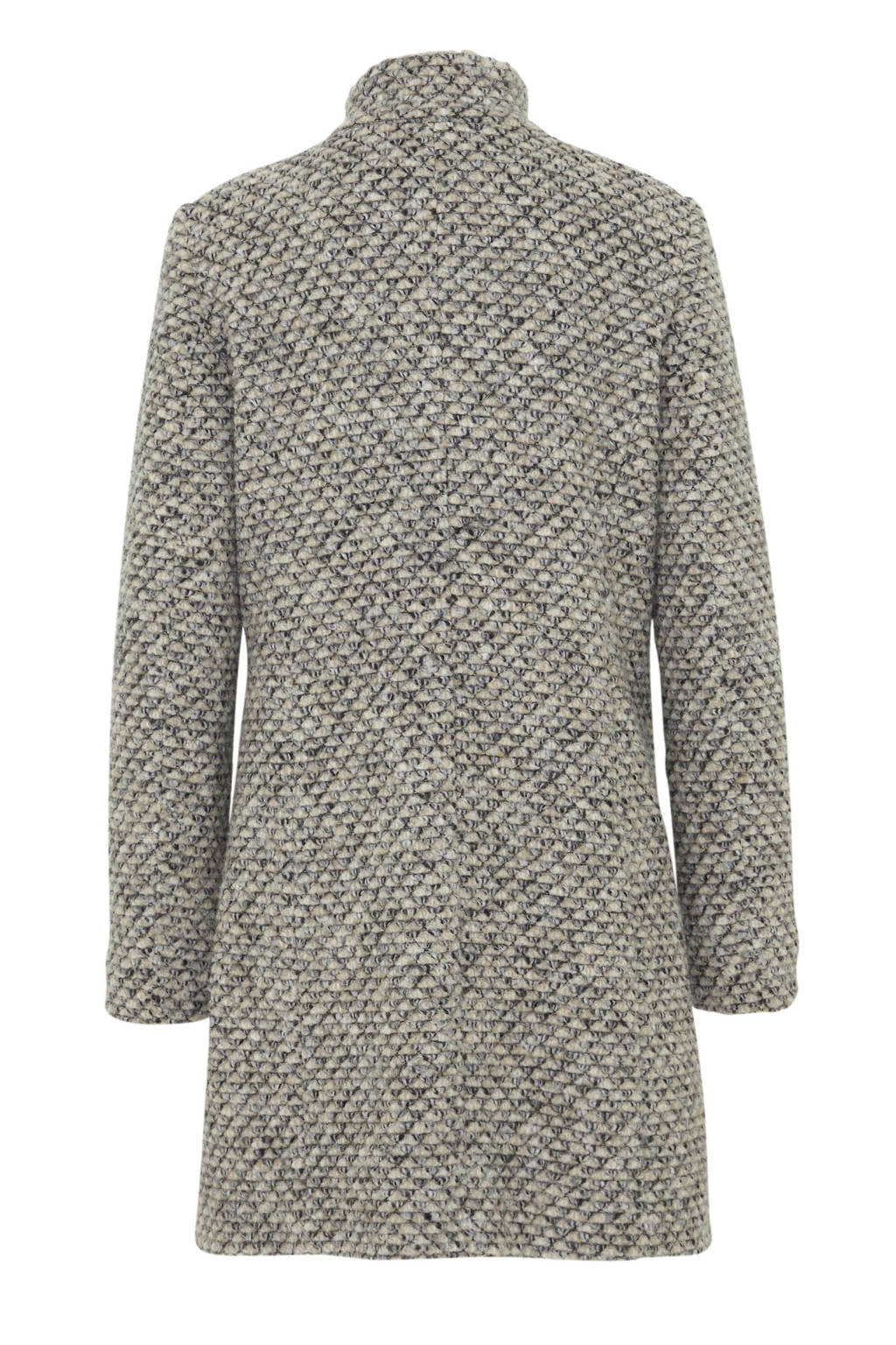 MILO coat Ninette met wol taupe | wehkamp
