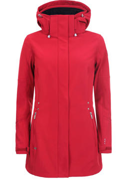 Luhta softshell jack Innamaa rood | wehkamp