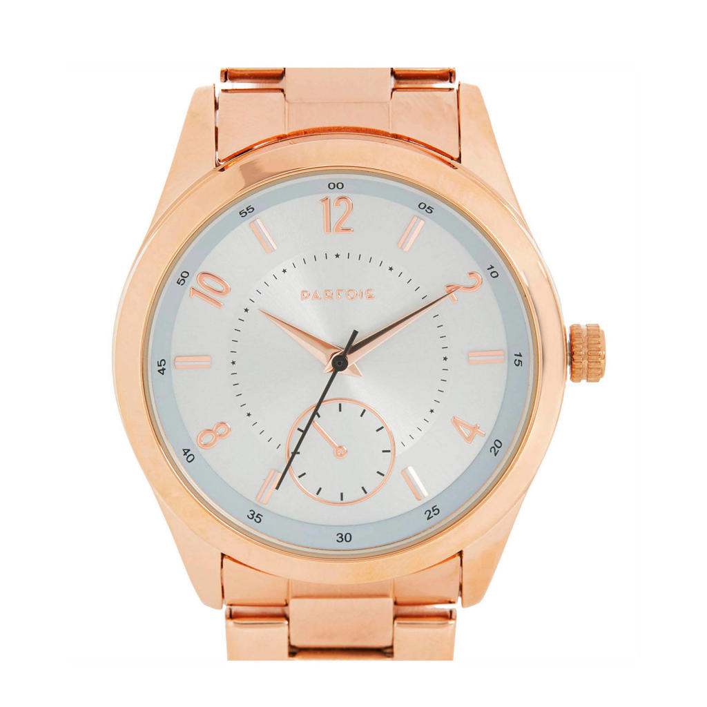Parfois horloge Gold tray rosé | wehkamp