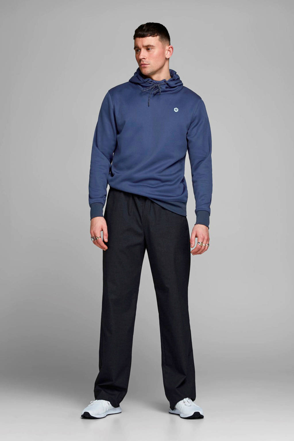 JACK & JONES CORE hoodie blauw | wehkamp