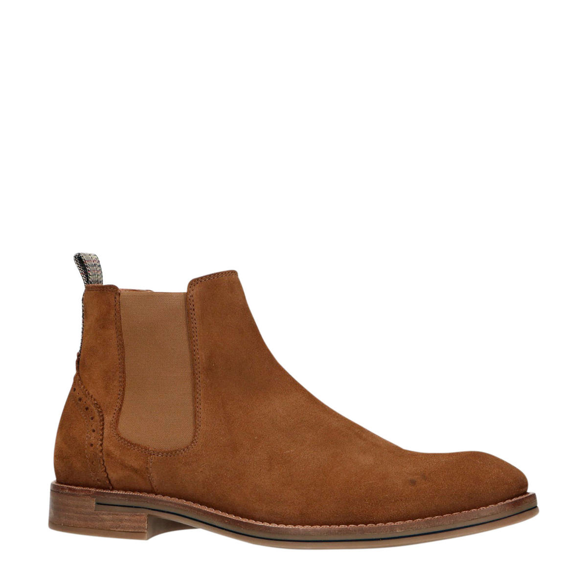 Sacha suède chelsea boots bruin | wehkamp