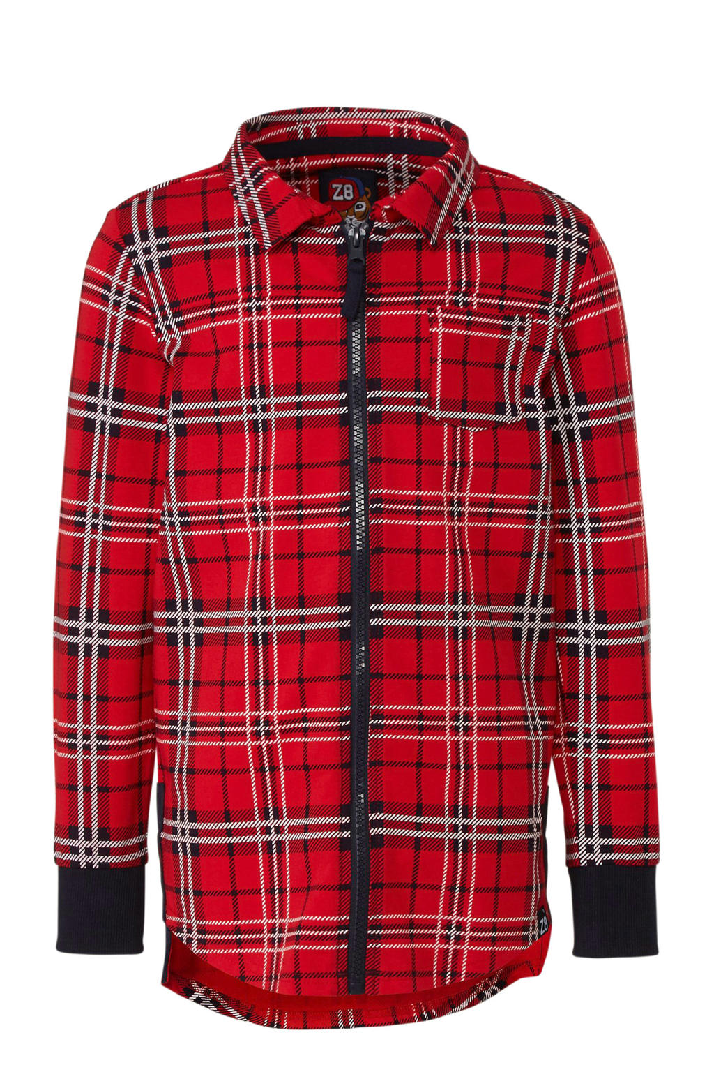 Z8 geruit overhemd Baas rood | wehkamp