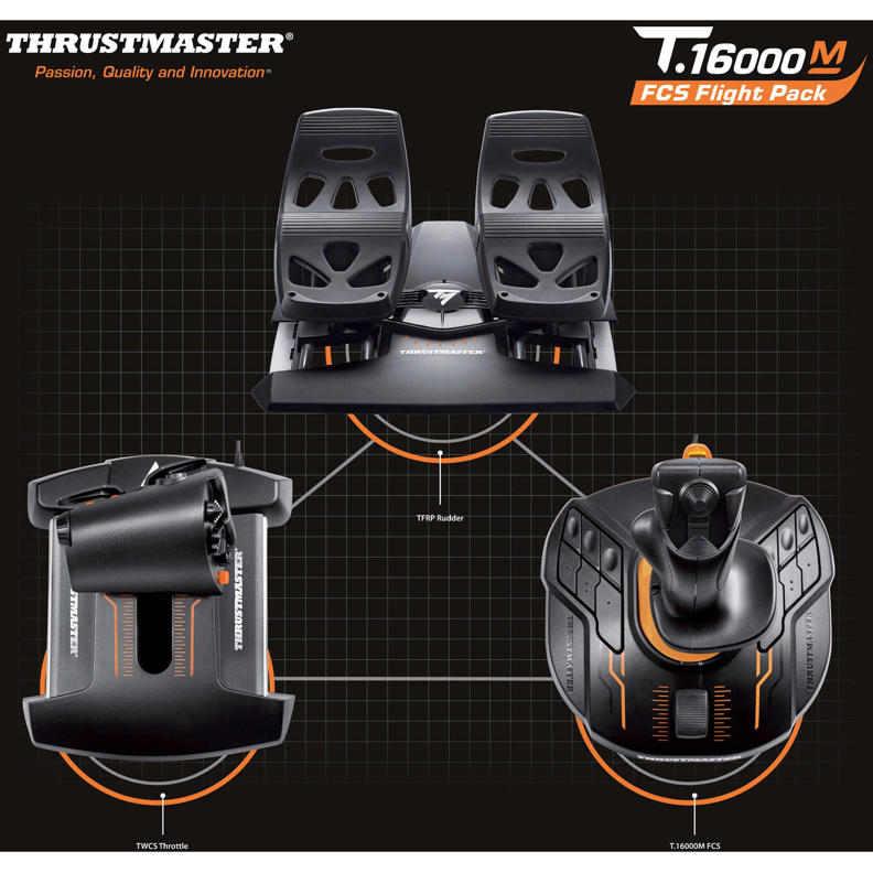 Thrustmaster T.16000M FCS Flight Pack | wehkamp
