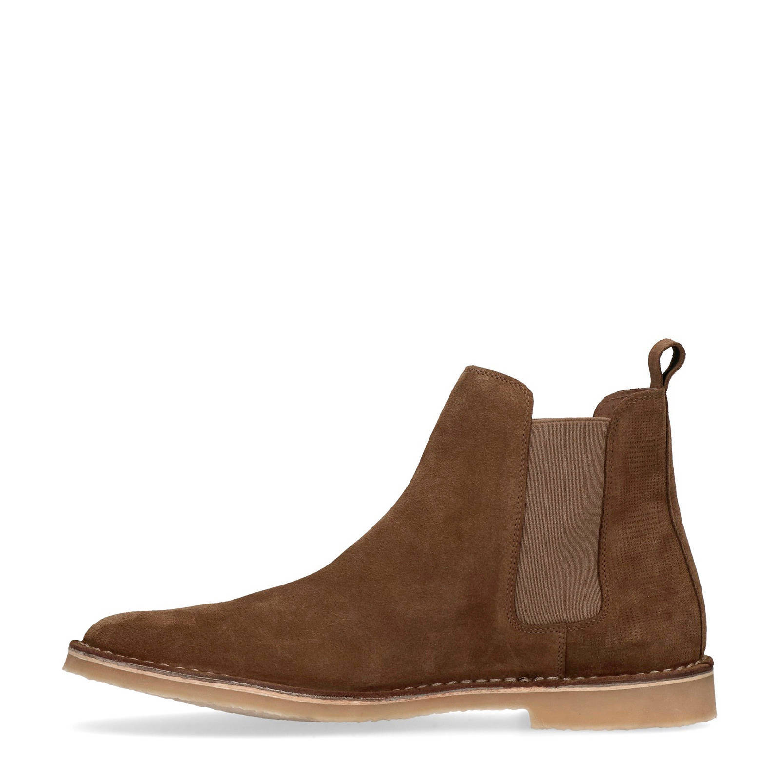 Sacha suède chelsea boots bruin | wehkamp