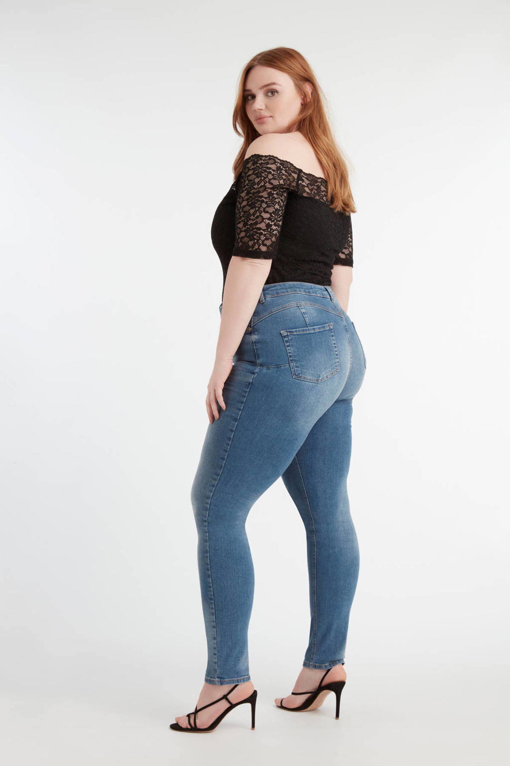 MS Mode push-up skinny jeans stonewash denim | wehkamp