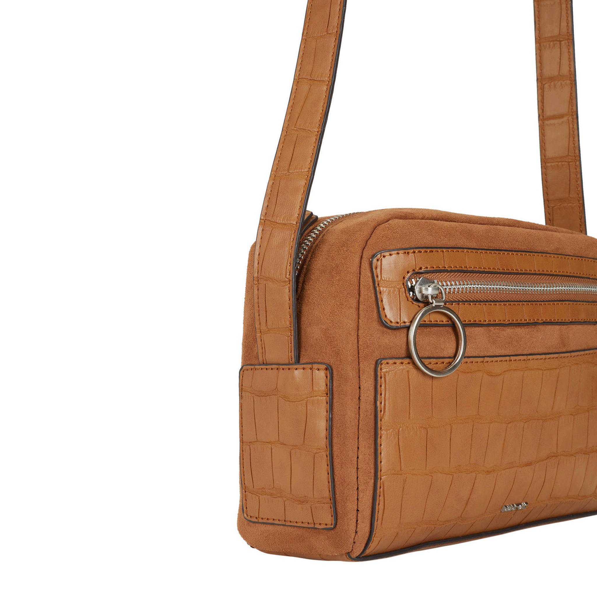 Parfois crossbody tas croco camel | wehkamp