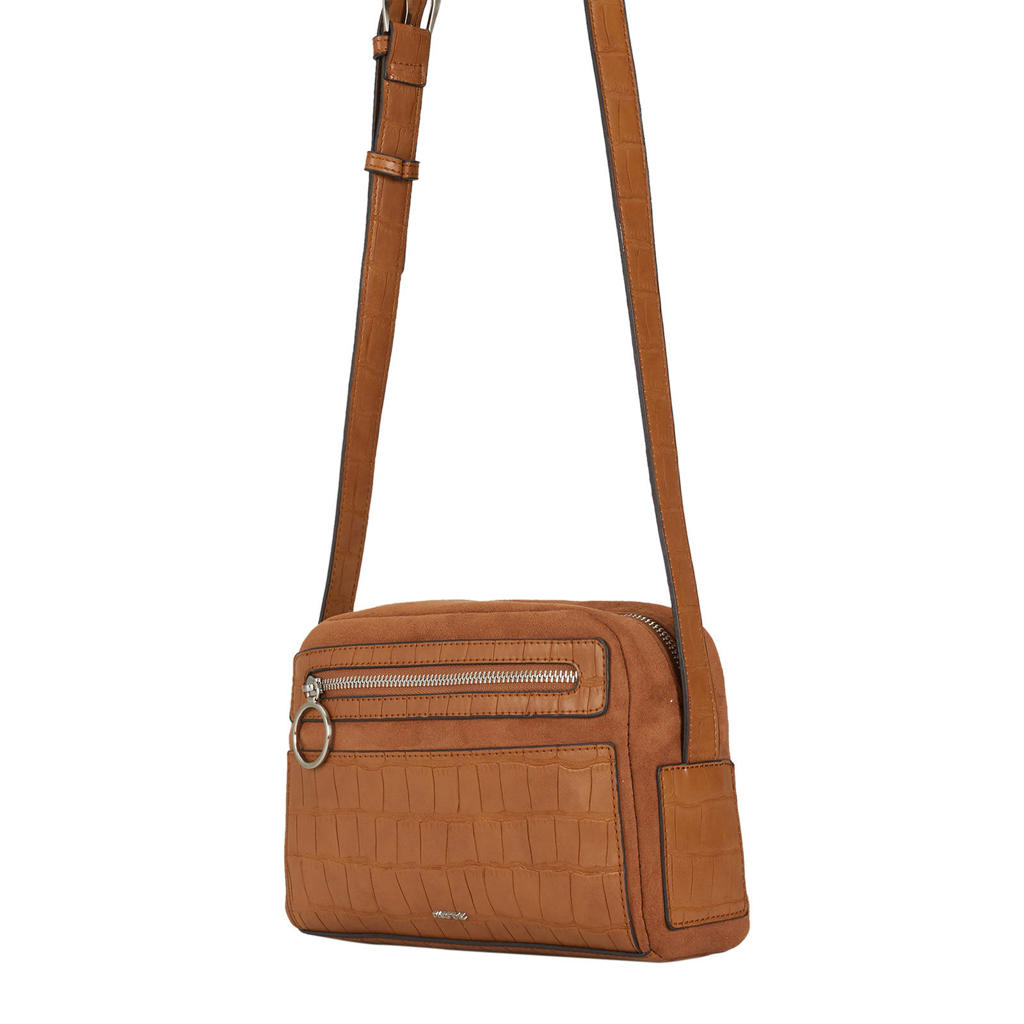 Parfois crossbody tas croco camel | wehkamp