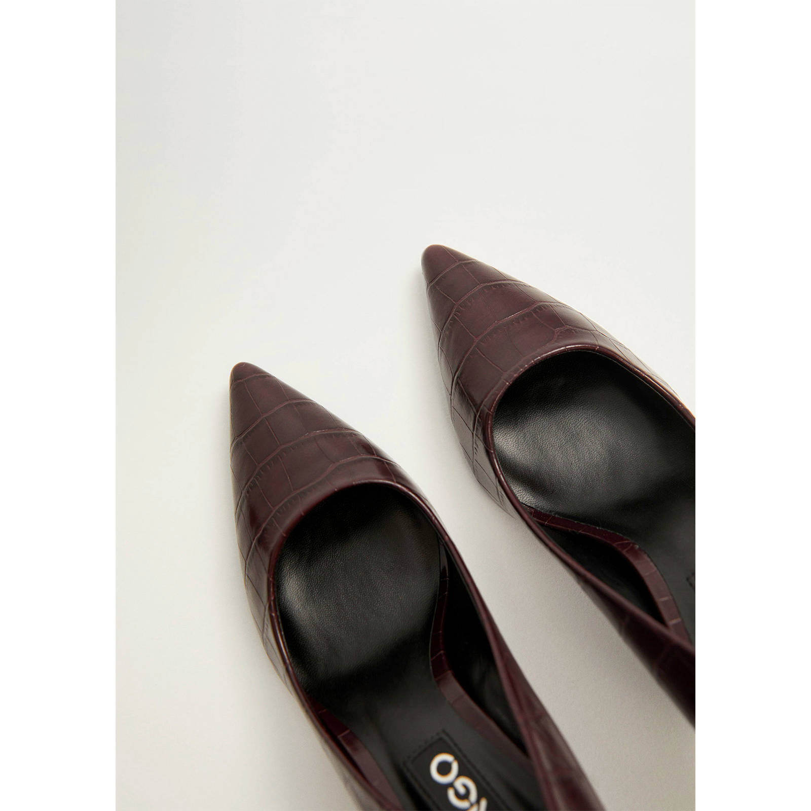 Mango pumps wijnrood | wehkamp