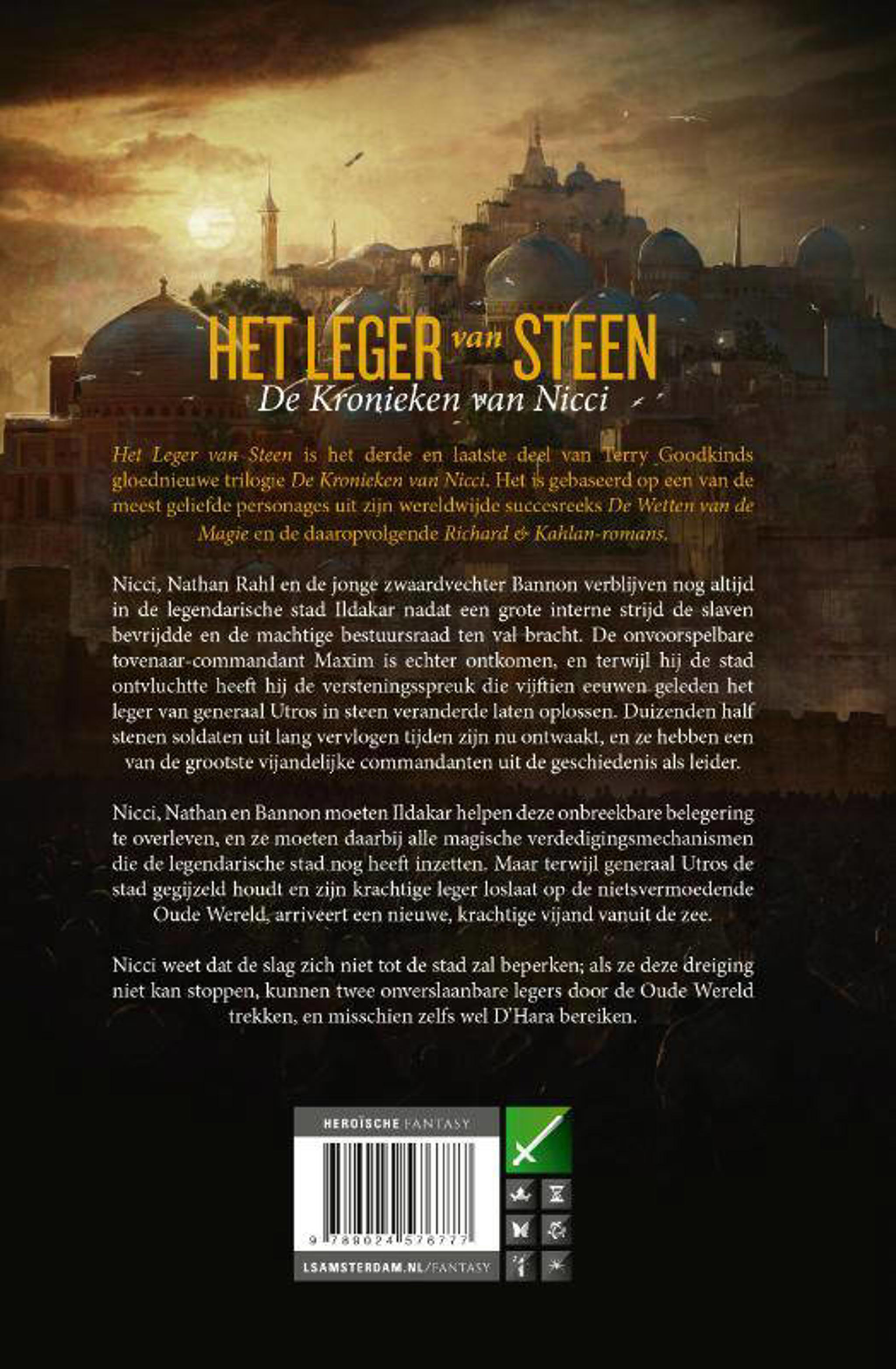 Terry Goodkind De Kronieken van Nicci: Het Leger van Steen | wehkamp