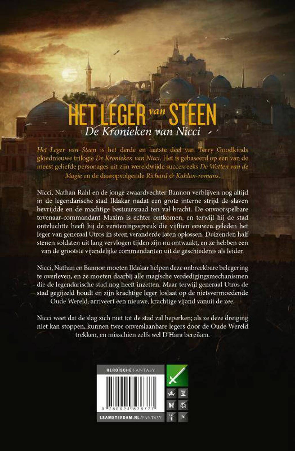 Terry Goodkind De Kronieken van Nicci: Het Leger van Steen | wehkamp