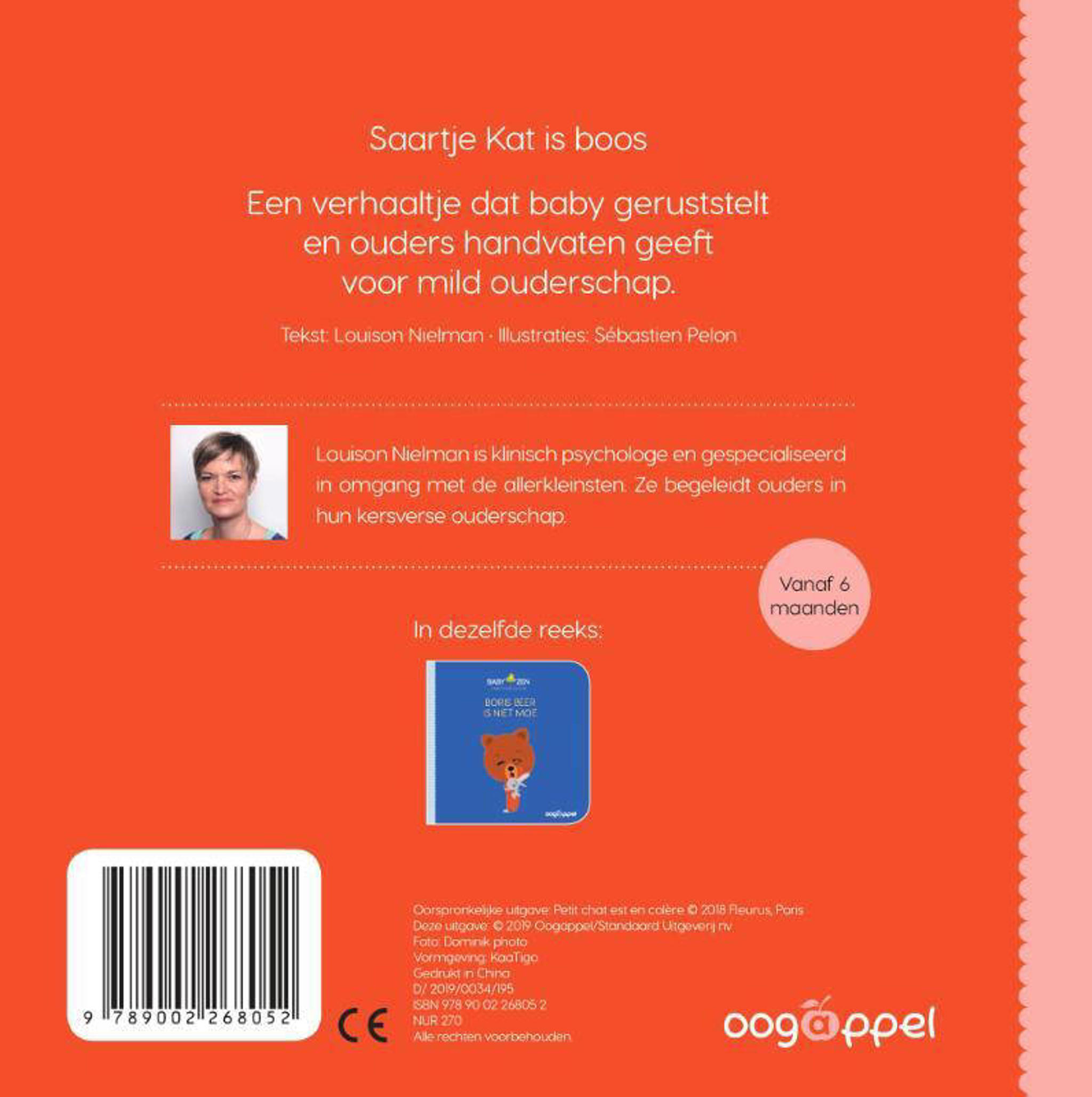 Louison Nielman Baby Zen: Saartje Kat is boos | wehkamp