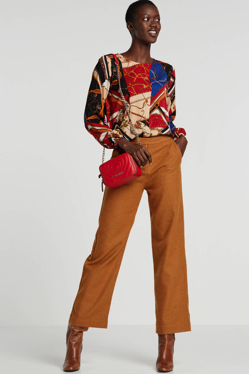 Smashed Lemon top met all over print multi | wehkamp