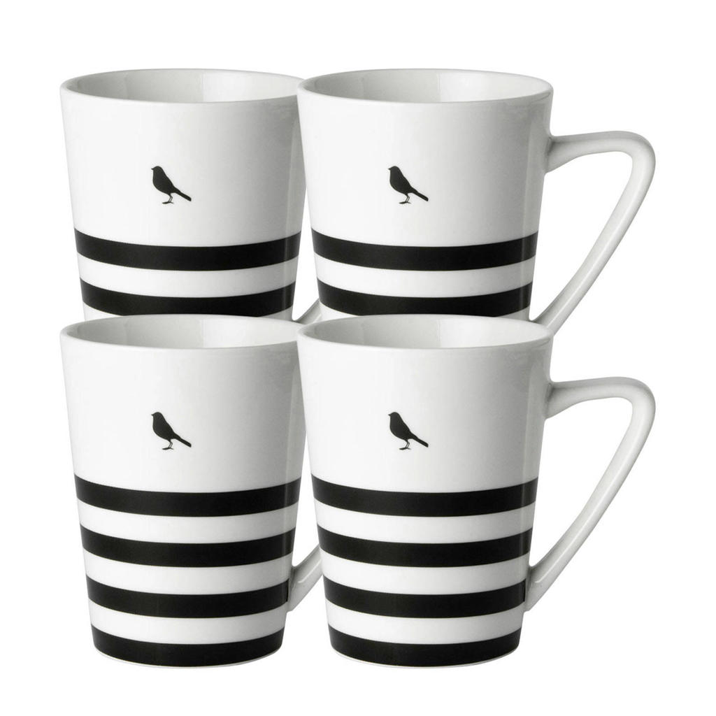 Dutch Rose mok (310 ml) (set van 4) | wehkamp