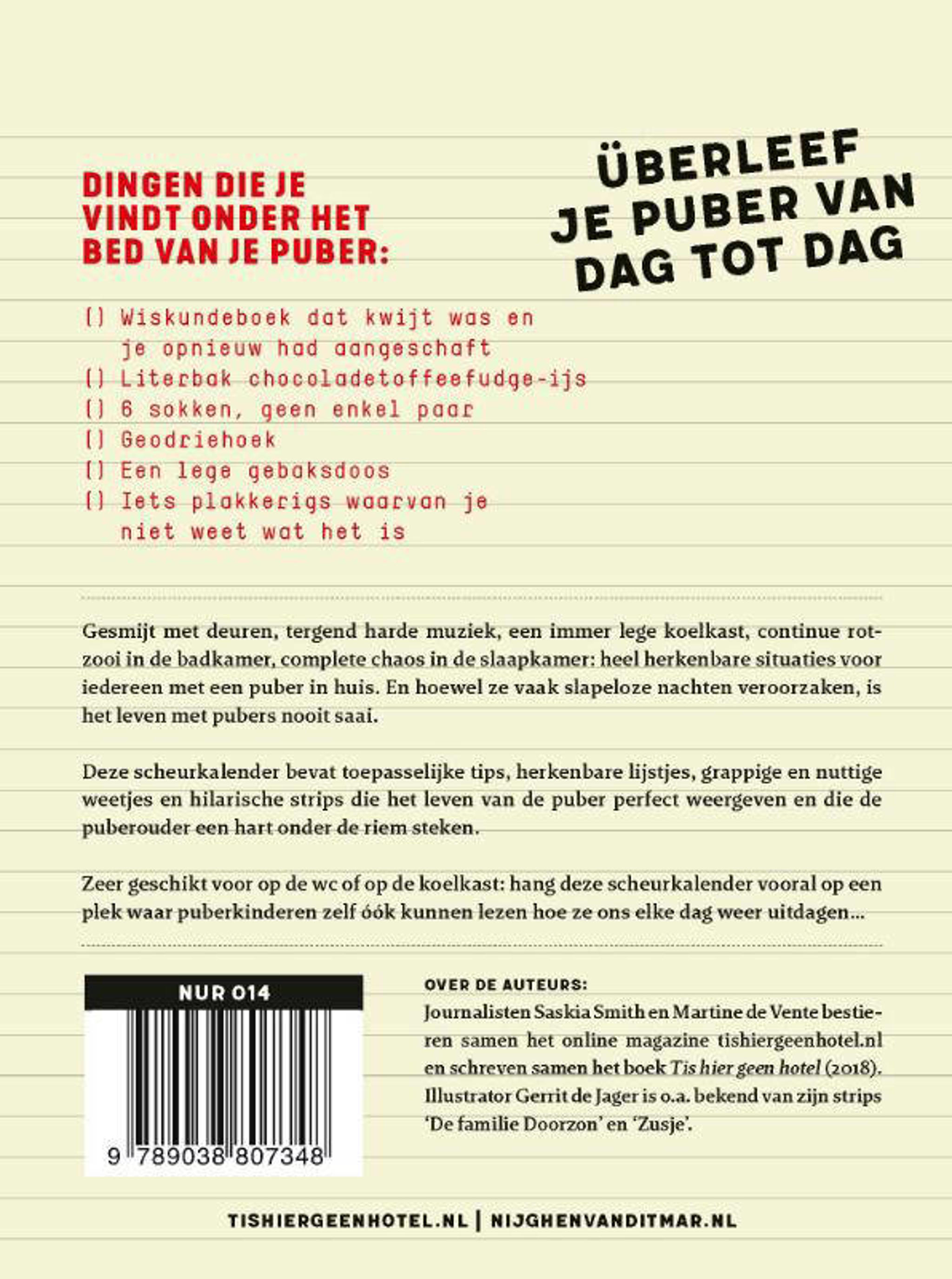 Saskia Smith, Martine Vente en Gerrit de Jager Tis hier geen hotel ...