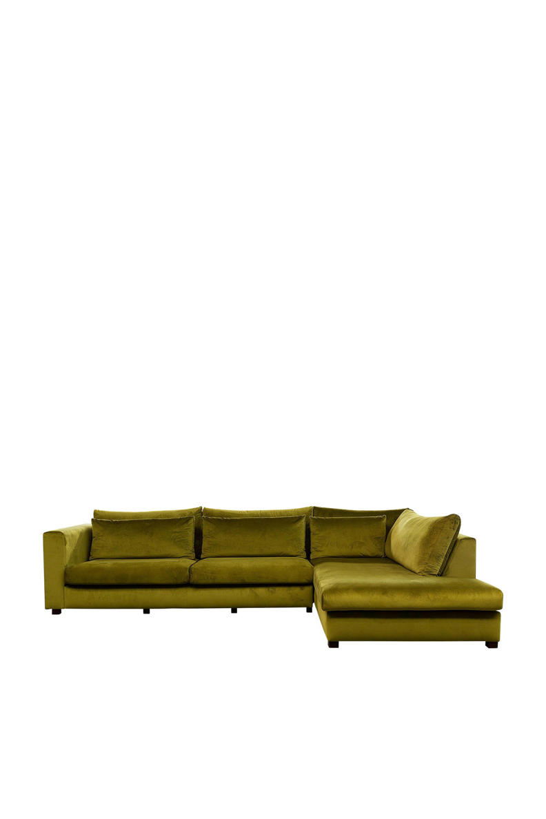 4X6 SOFA hoekbank rechts X2 velours | wehkamp
