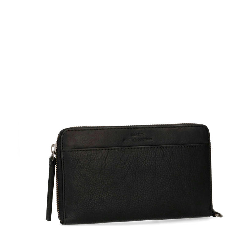 Sacha leren portemonnee zwart | wehkamp